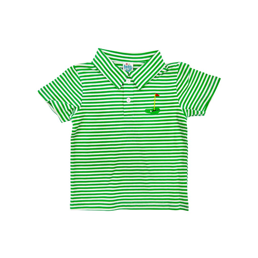 Funfetti Kids Golf Applique Polo – Three Bees Company