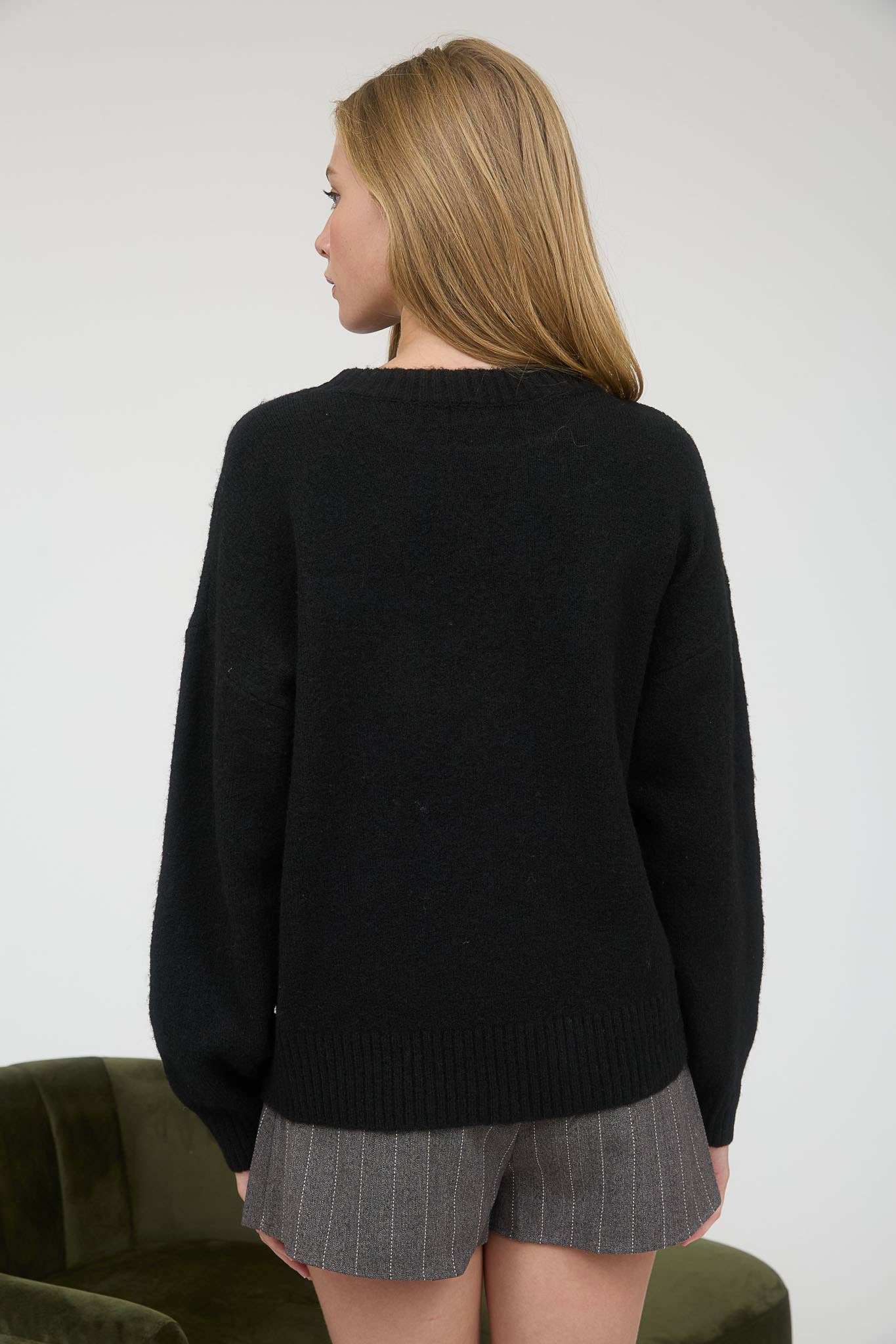 ICE SKATE JACQUARD KNIT PULLOVER SWEATER – Three Bees Company